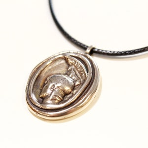 Bronze Ares Pendant, God of War Intaglio Charm, Greek Jewelry - Etsy