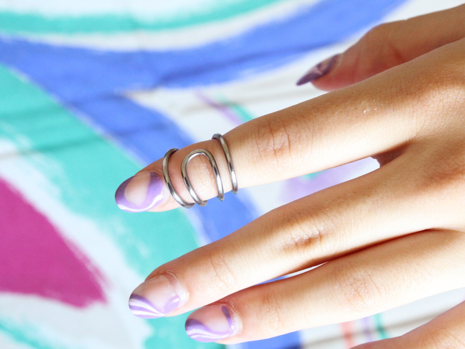 Lateral Deviation Finger Splint Hammered Brass Bronze - Etsy