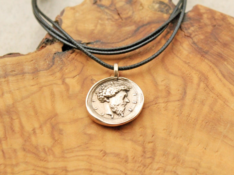 Marcus Aurelius Necklace Memento Mori Stoicism Jewelry Wax - Etsy Canada
