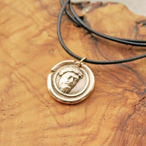 Marcus Aurelius Necklace Stoicism Coin Intaglio Necklace - Etsy