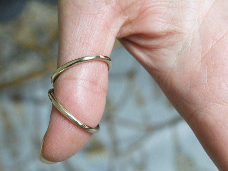 Trigger Thumb Splint Arthritis Ring in Brass Bronze Silver - Etsy