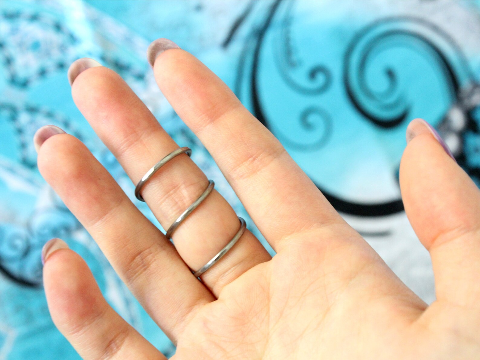 Arthritis Splint Ring Trigger Finger Splint in Silver Brass - Etsy