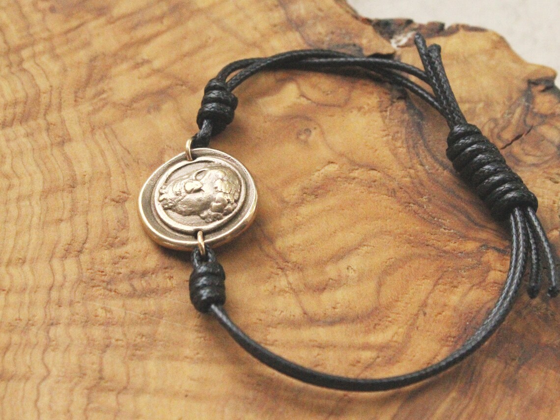 Scull Bracelet, Marcus Aurelius Bust, Stoic Philosophy, Wax Seal Charm ...