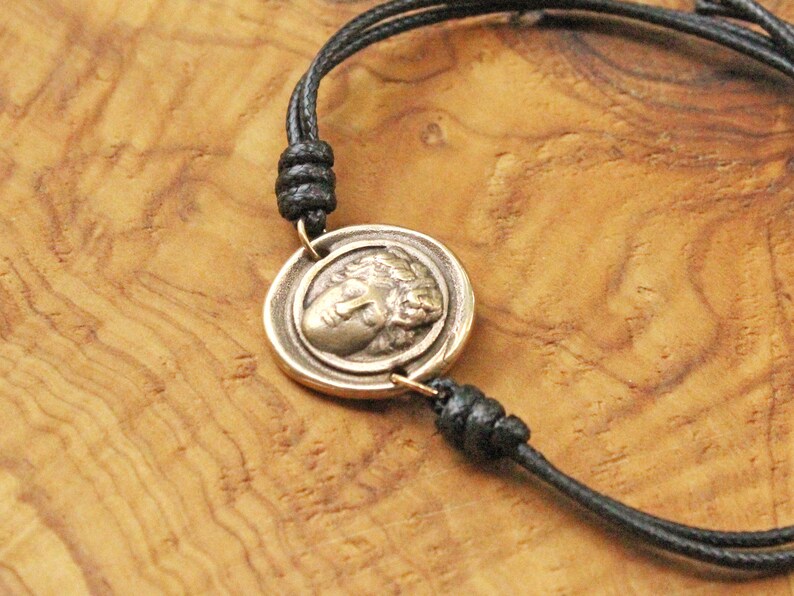 Greek God Apollo Bracelet, God of Music & Poetry, Greek Mythology, Sun ...