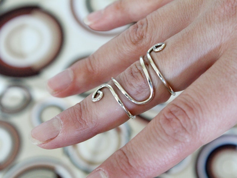 Silver Mallet Finger Splint Ring Pinky Finger Arthritis Ring - Etsy