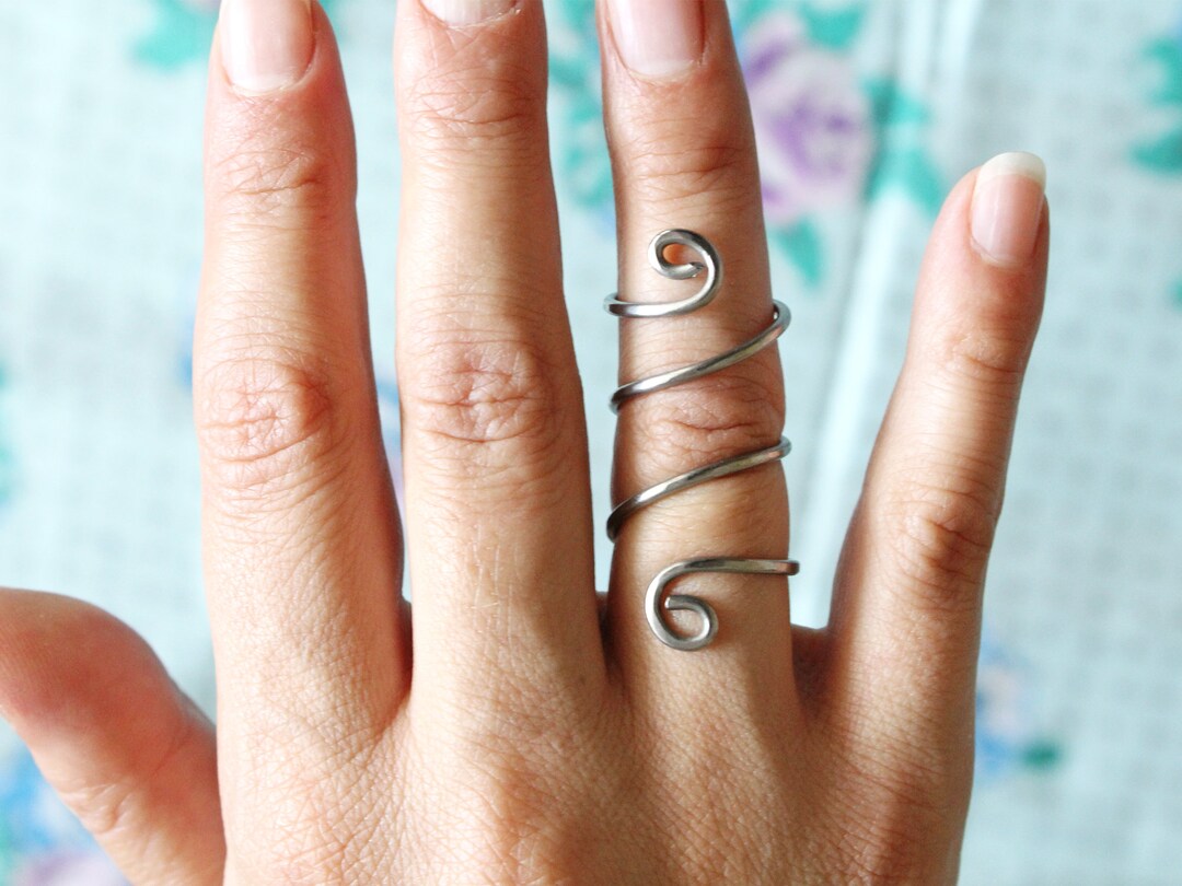 Arthritis Splint Ring, Trigger Finger Splint in Silver, Brass, Bronze ...