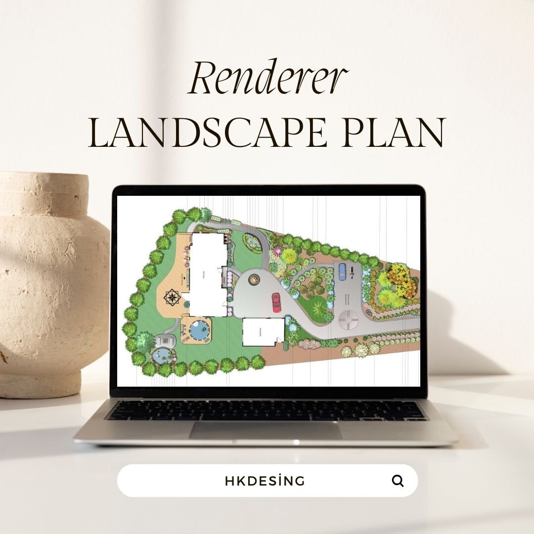 Custom Landscape Design, Landscape Front Facade, Landscape Layout ...