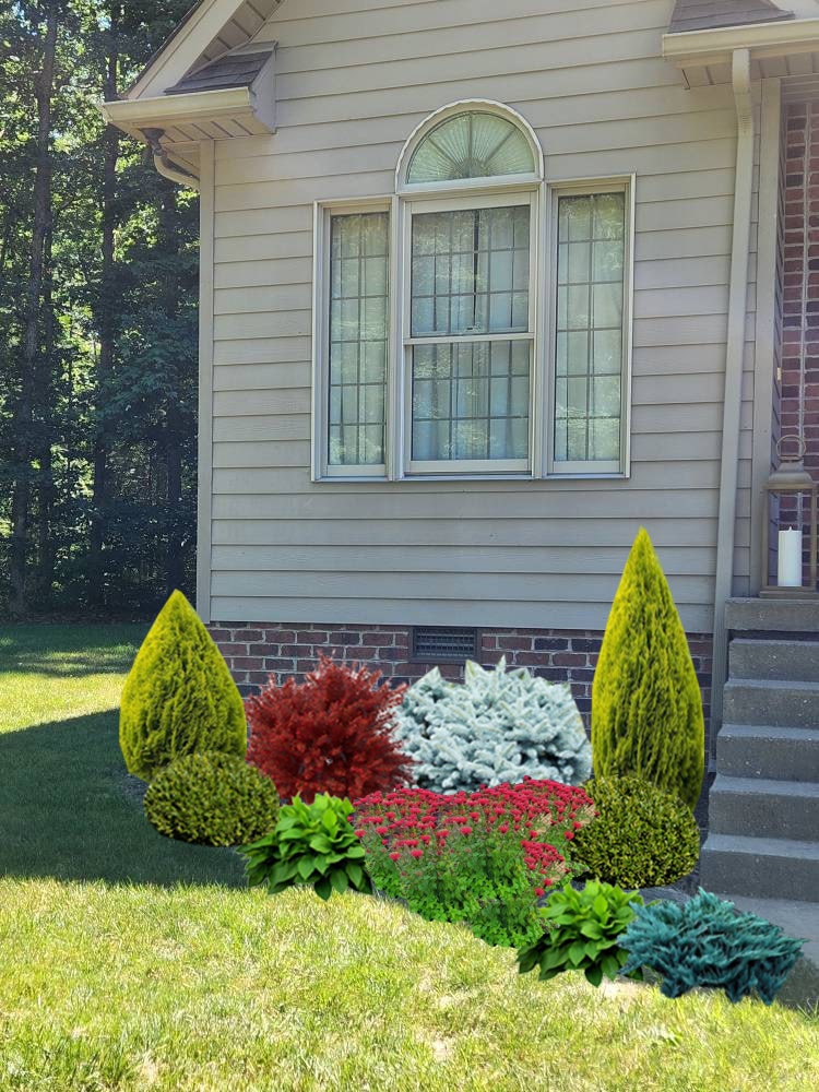Shade Planting Scheme, Garden Plan Under Shade Tree, Tree Base ...