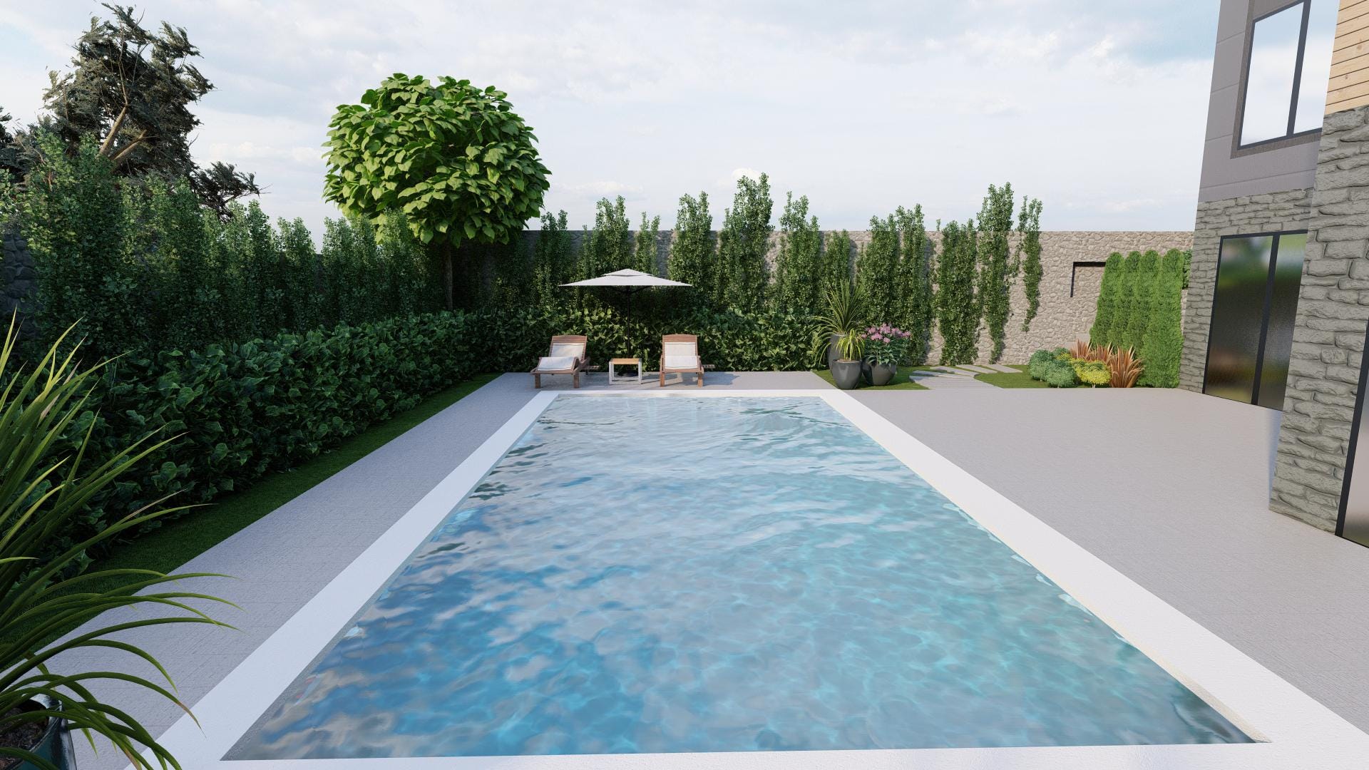 Online Backyard Design: 3D Rendering, Plant Lists (digital Download) - Etsy