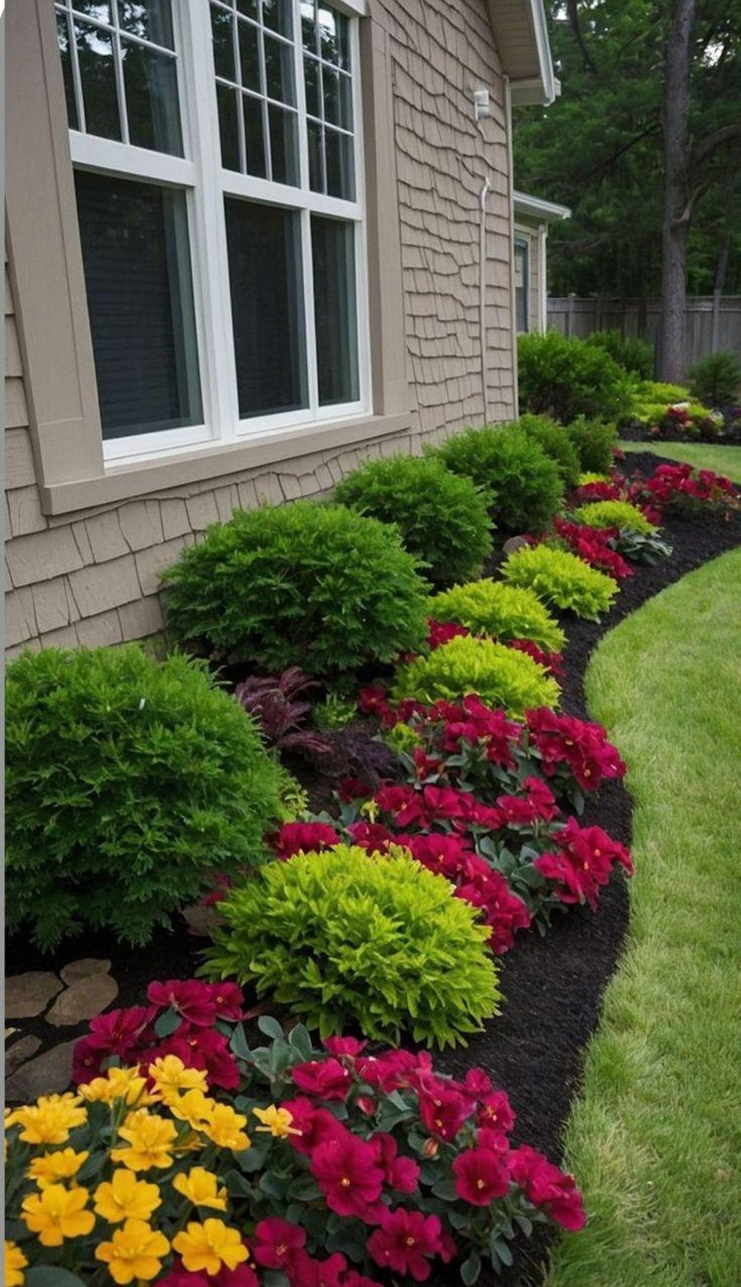 Landscape Plan,shade Planting Scheme, Garden Plan Under Shade Tree ...