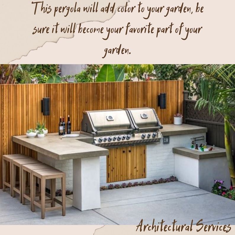 Grill Station, DIY Outdoor Kitchen Plan PDF, DIY Guide to Creating the ...