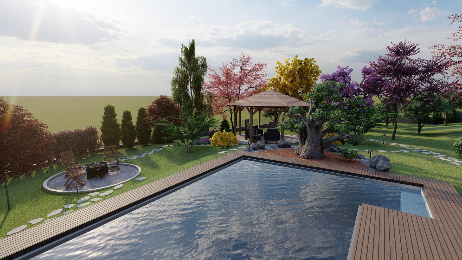 Online Backyard Design: 3D Rendering & Plant List (digital Download) - Etsy