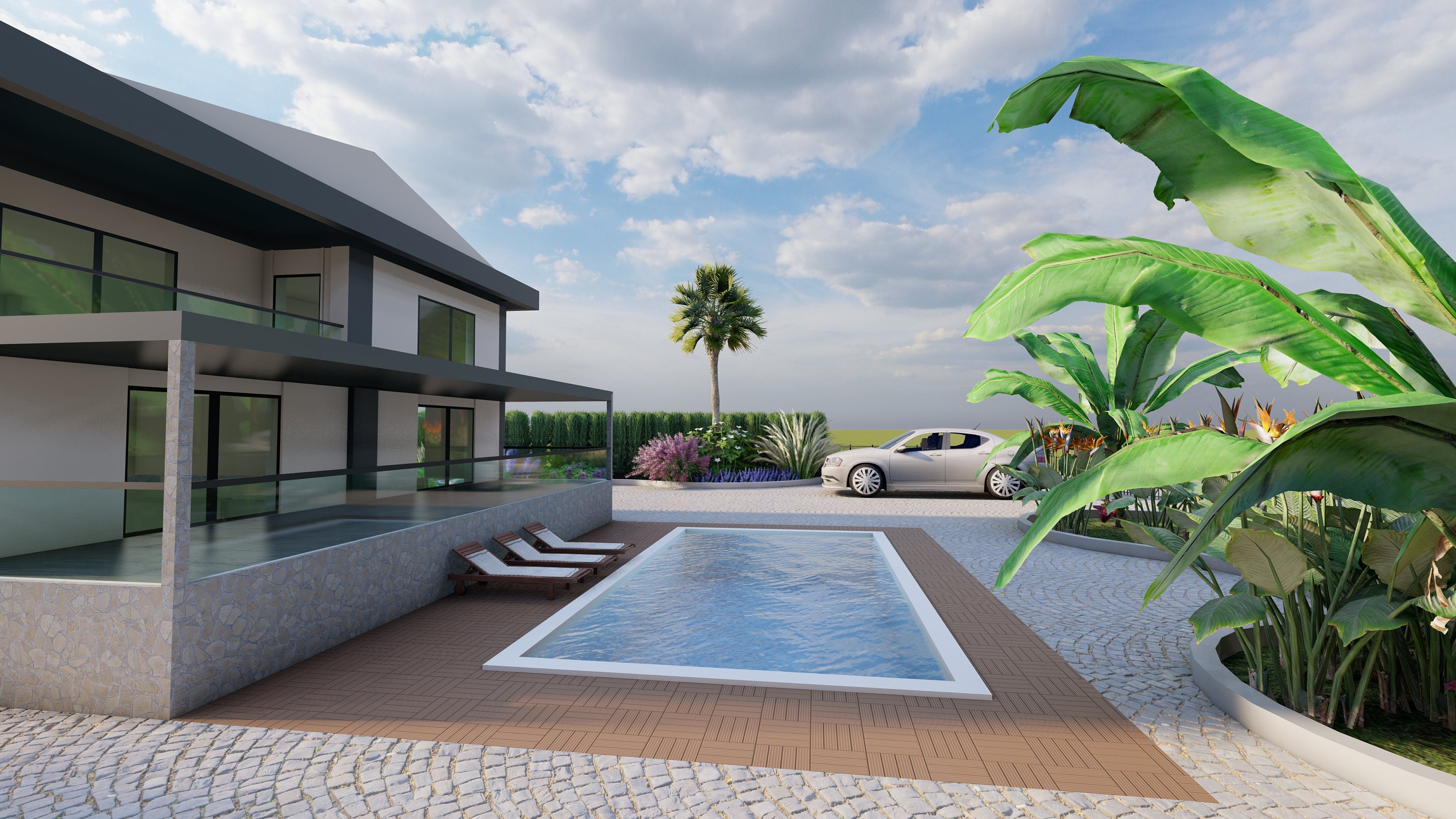 Entire Landscaping Proposal - Includes 3D Renderings, Plant Lists, and ...