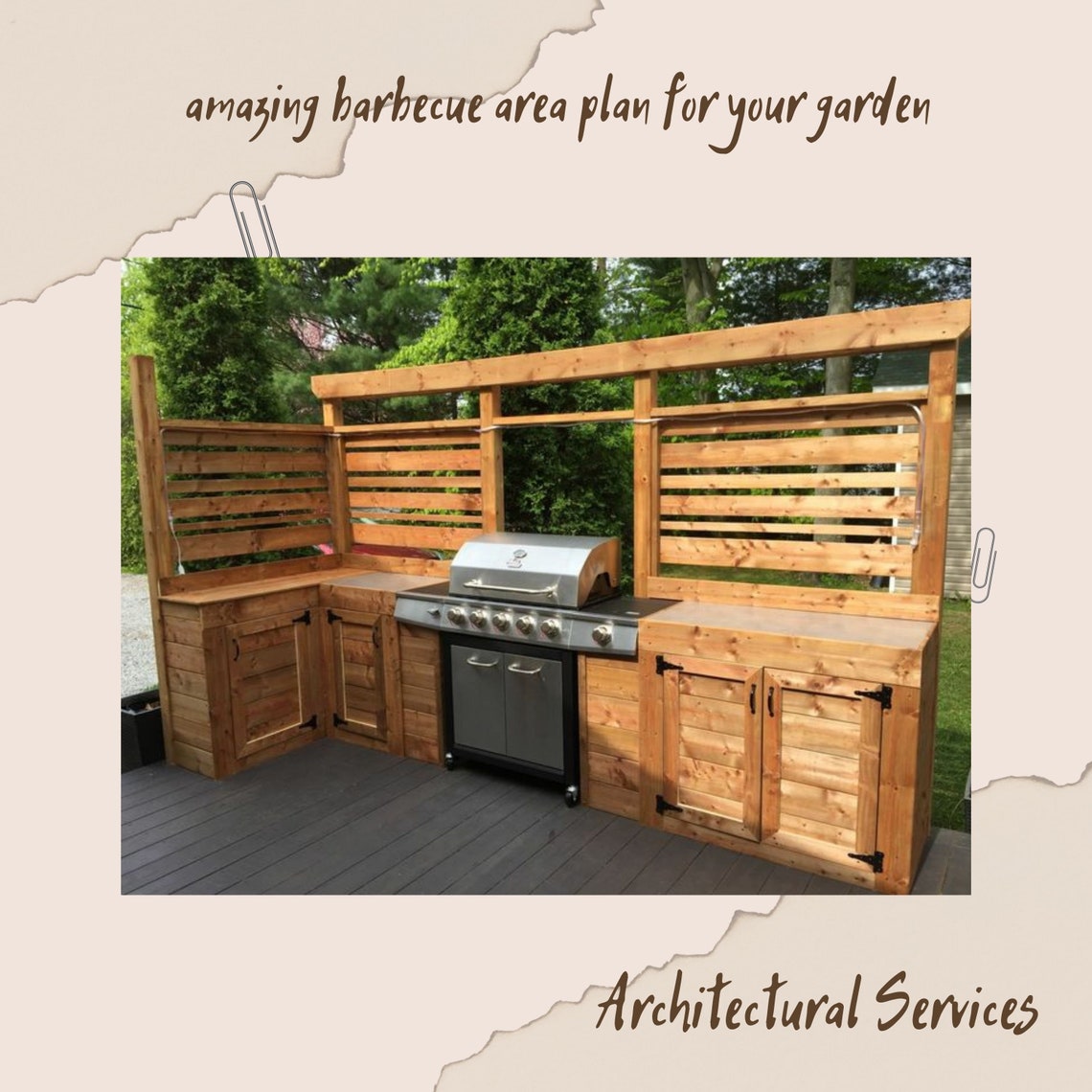 Grill Station, DIY Outdoor Kitchen Plan PDF, DIY Guide to Creating the ...