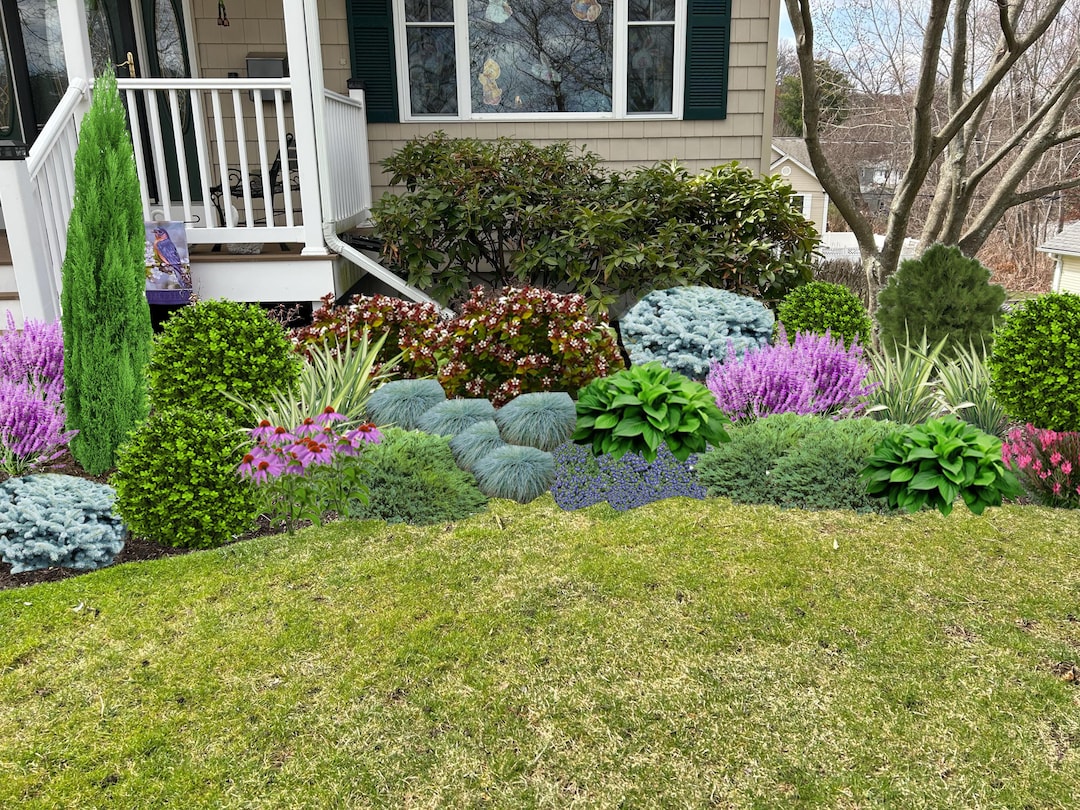 Shade Planting Scheme, Garden Plan Under Shade Tree, Tree Base ...