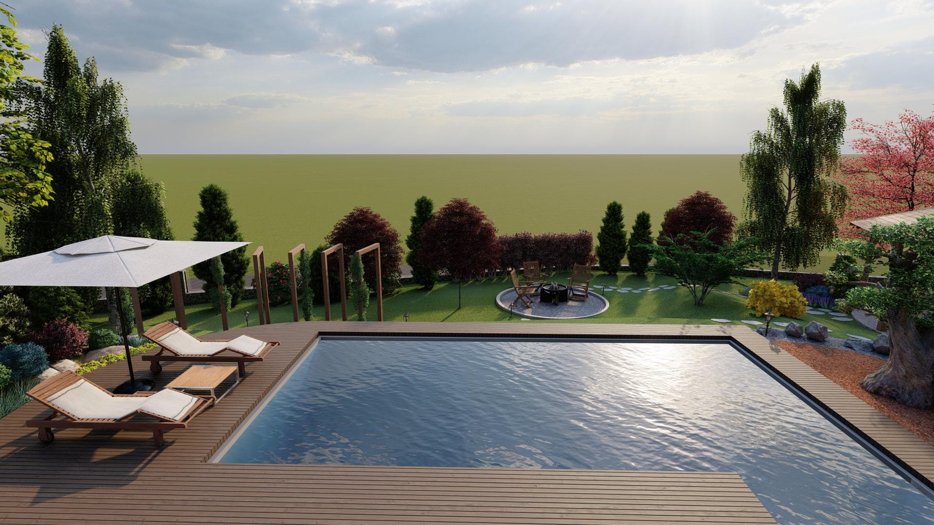 Custom 3D Backyard Landscape Design – Online Plan & Renderings (digital ...