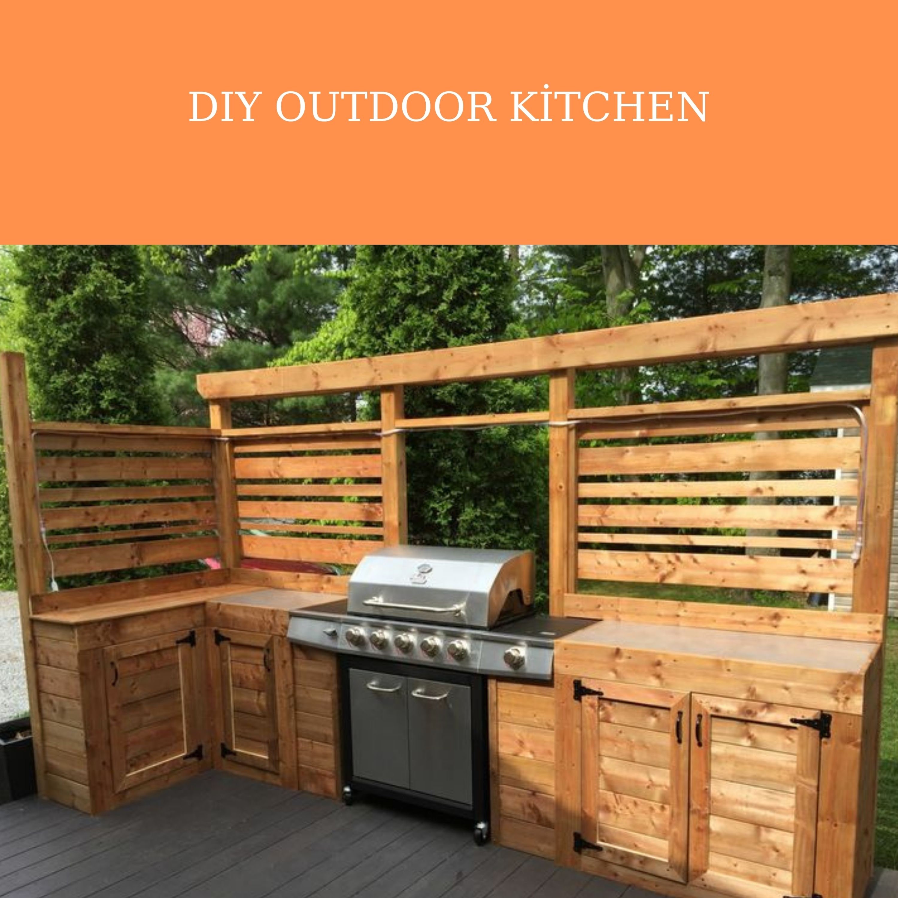 Grill Station, DIY Outdoor Kitchen Plan PDF, DIY Guide to Creating the ...