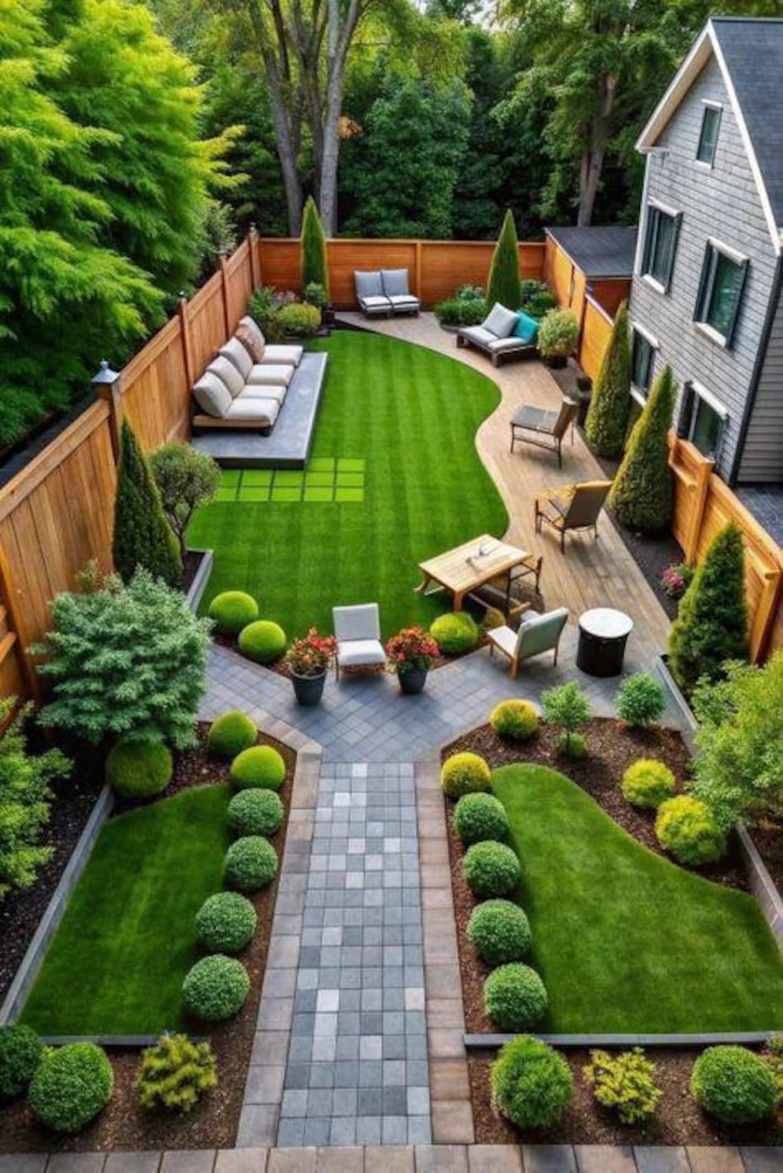 Online Backyard Design: 3D Rendering & Plant List (digital Download) - Etsy