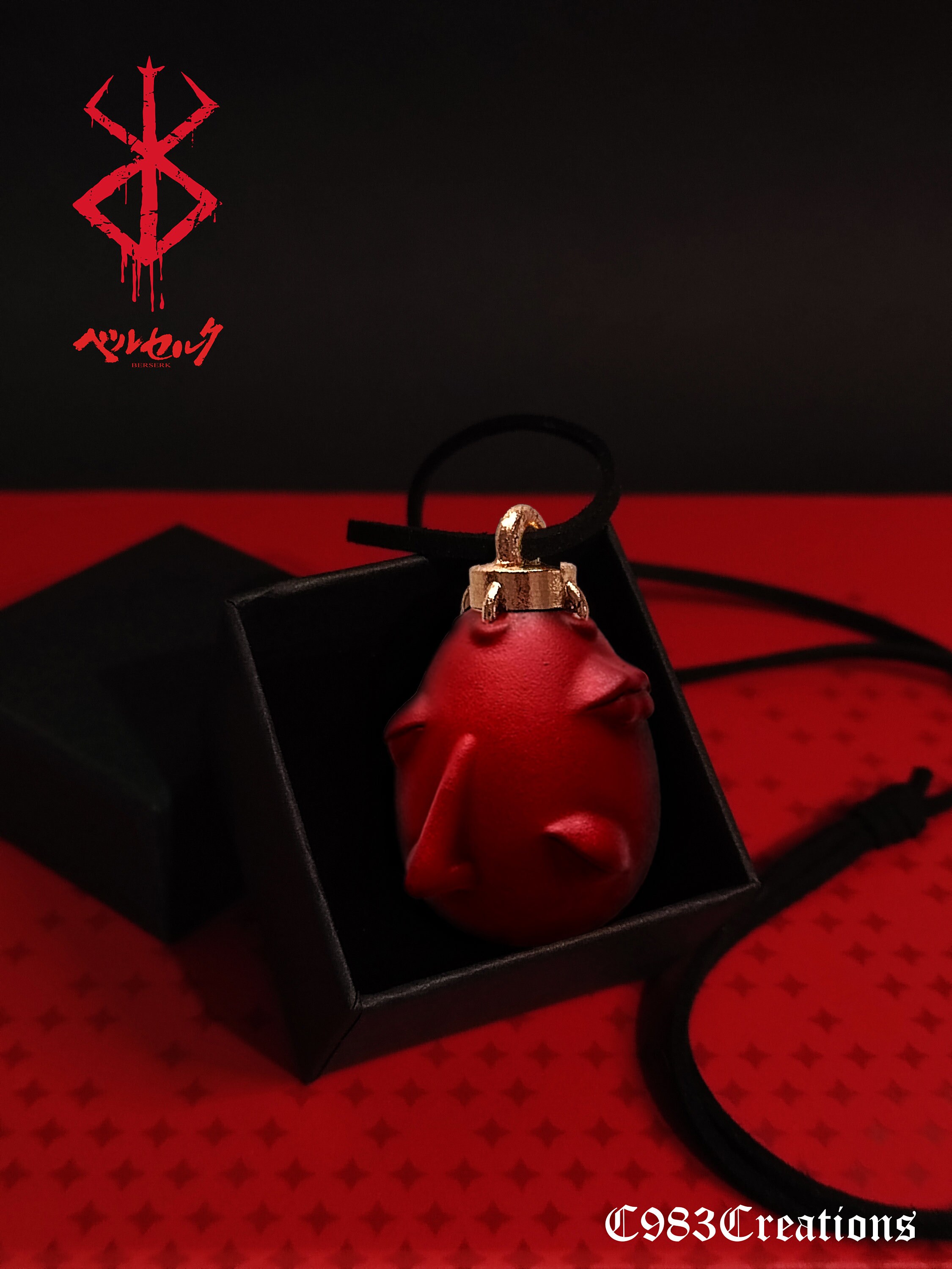 Berserk Collectible Red Behelit Necklace: A Symbol of Dark - Etsy