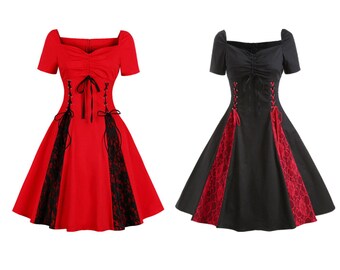 Gothic Lace Dress - Etsy