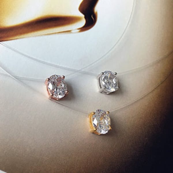 Invisible Necklace - Etsy