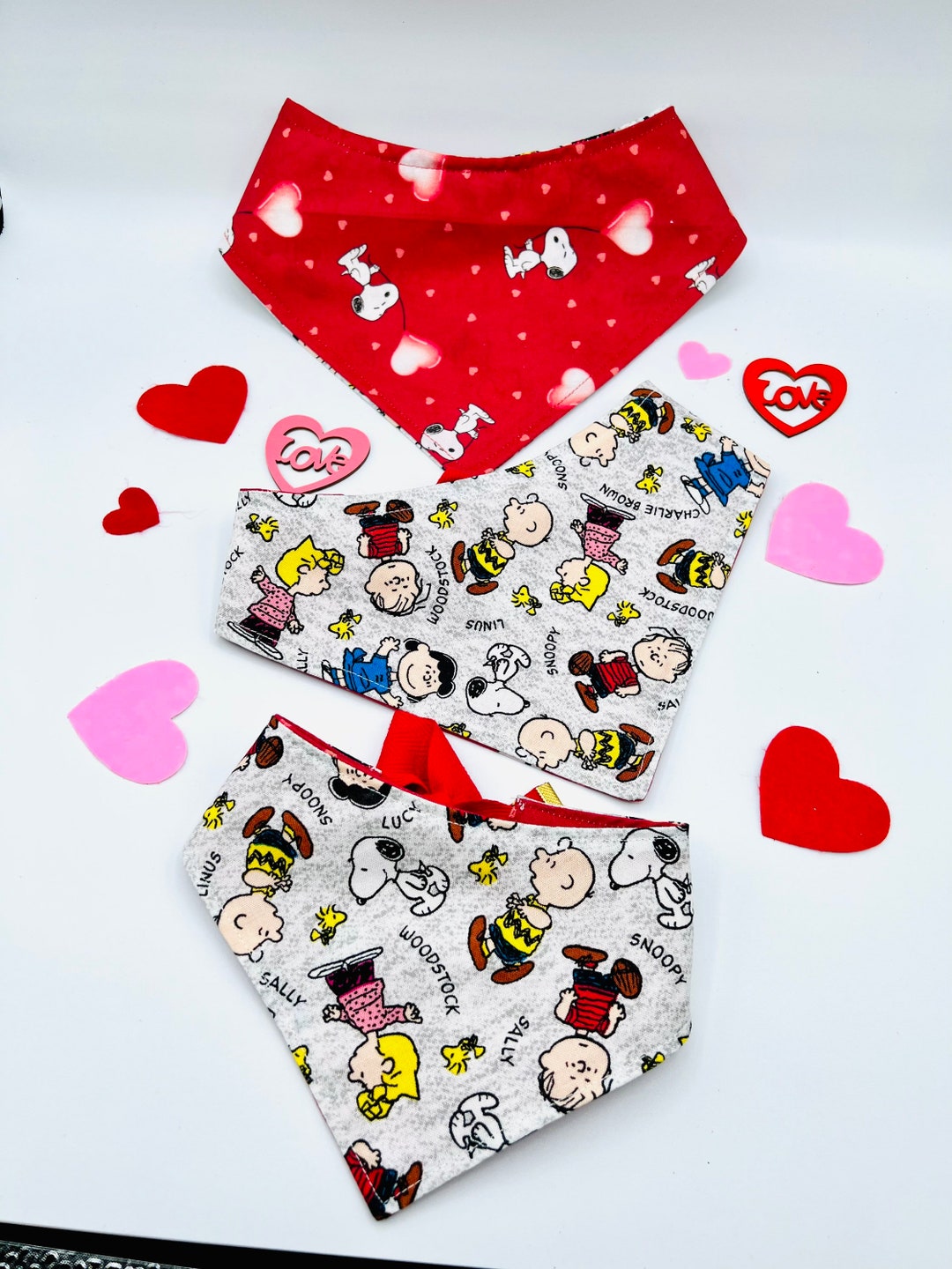 Charlie's Snap Dog Bandana, Snoopy and Charlie Pet Scarf, Characters Woodstock Themed Bandana ...