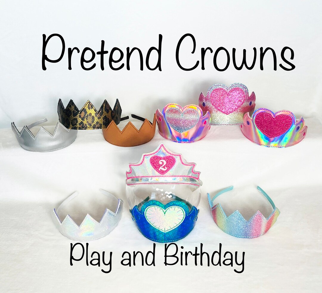 CROWNS & TIARAS for BIRTHDAY, Special Occasions, Pretend Play, and ...