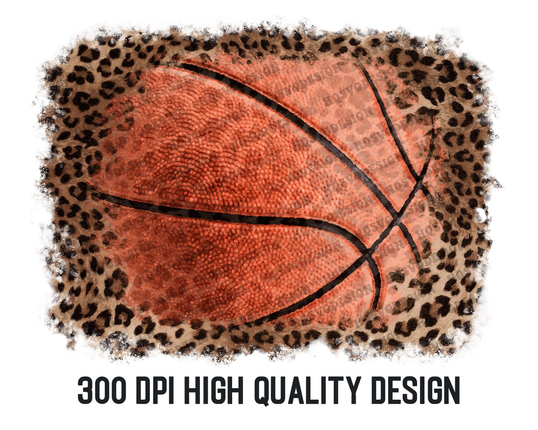 Leopard Basketball Print PNG File Cheetah With Basketball - Etsy