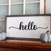Hello Sign SVG Bundle Welcome Svg Hello Svg Hand Lettered - Etsy