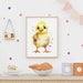 Cute Baby Chick Clipart Bundle, Watercolor Animal Illustration ...
