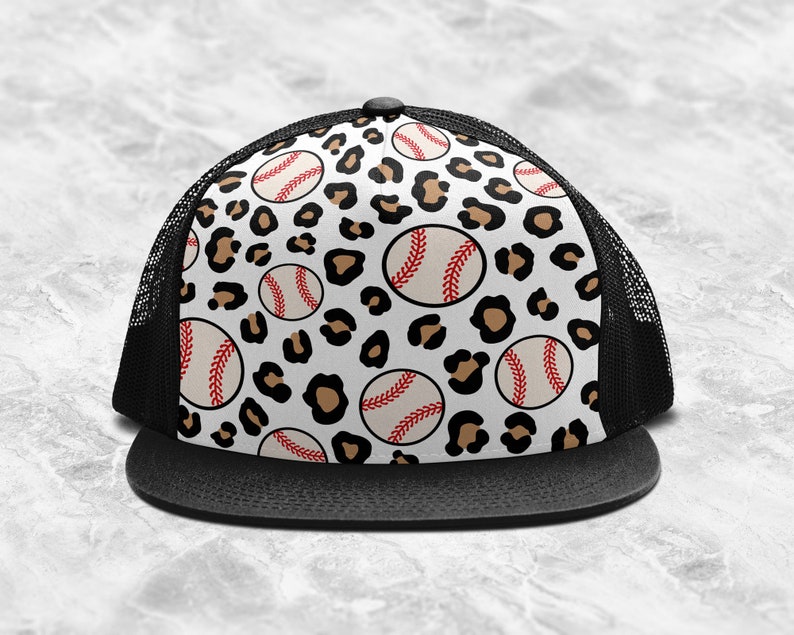 Seamless Baseball Leopard PNG Sublimate Download Digital - Etsy