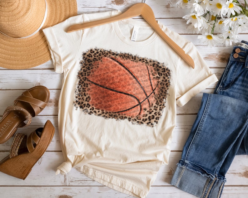 Leopard Basketball Print PNG File Cheetah With Basketball - Etsy