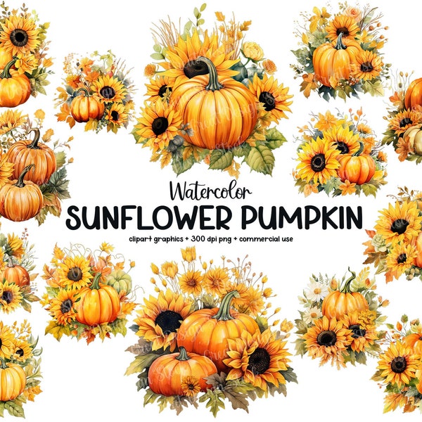 Sunflowers Pumpkins - Etsy