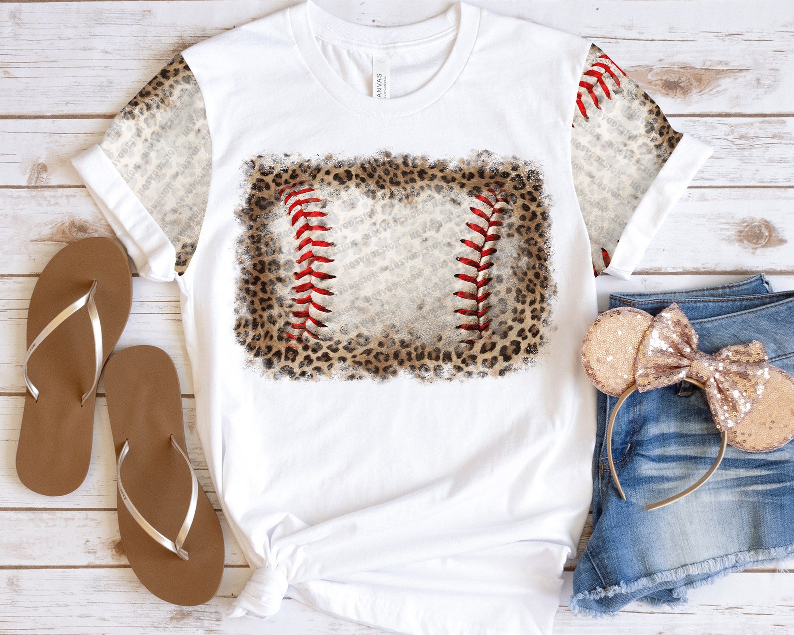 Leopard Baseball Print PNG File Cheetah With Baseball Bleach | Etsy