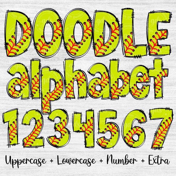 Softball Letters - Etsy