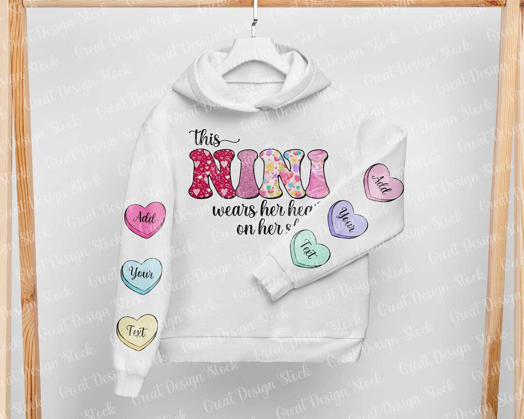 This NINI Wears Her Heart on Her Sleeve PNG Sublimation Designs ...