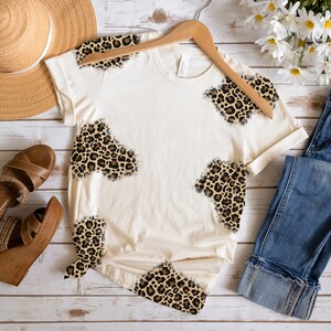 Distressed Cheetah Patch PNG Bundle, Leopard Splashes PNG, Distressed ...