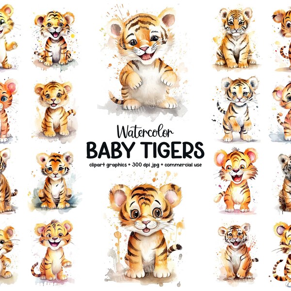 Baby Tiger - Etsy