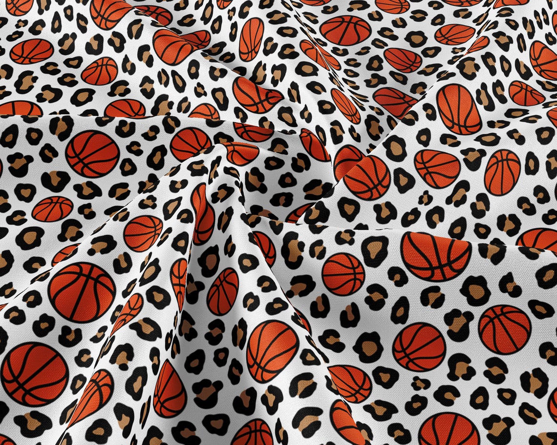 Seamless Basketball Leopard PNG Sublimate Download Digital - Etsy