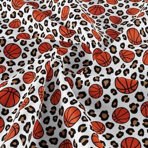 Seamless Basketball Leopard PNG, Sublimate Download, Digital Paper ...