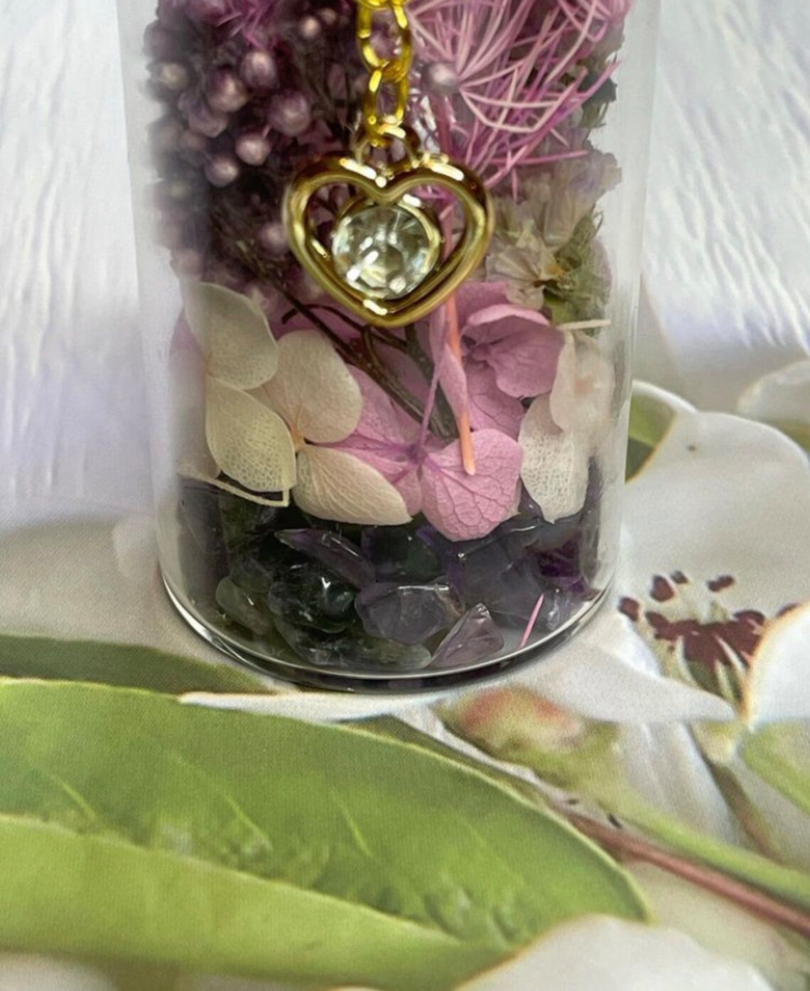 The Inner Peace Jar Crystal & Flower Manifestation/intention/spell Jar ...