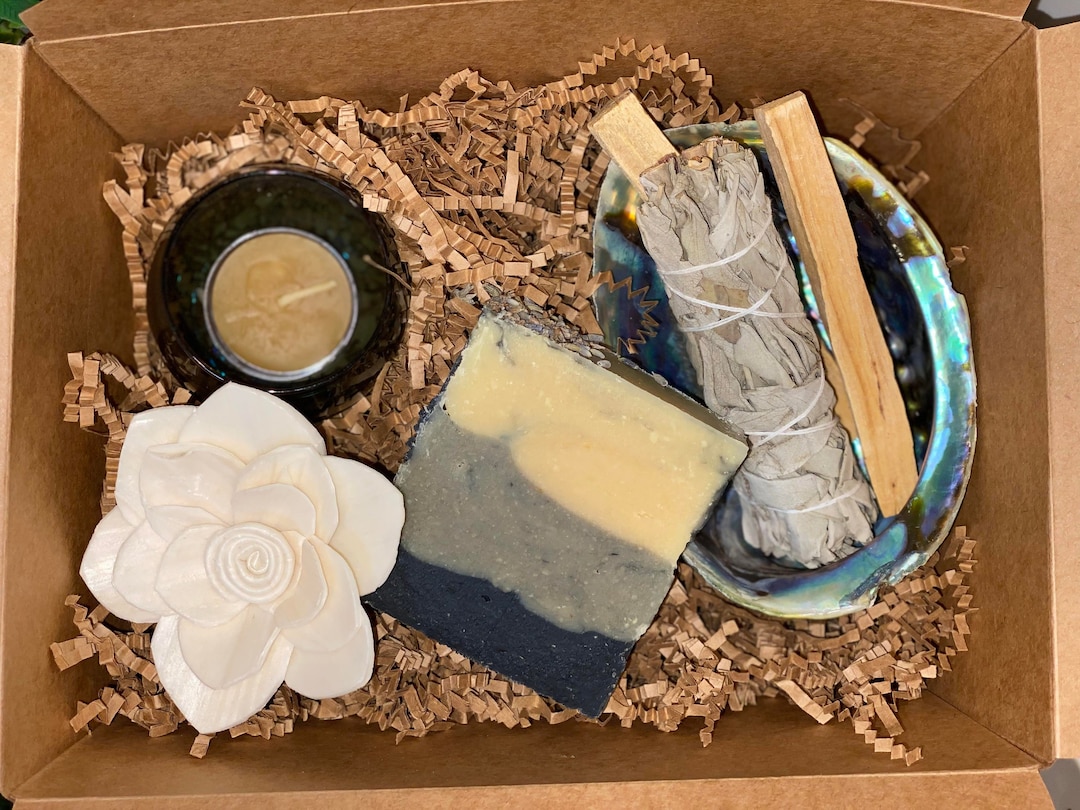Cleansing Gift Set Smudge Gift Set Eco Conscious Spa Gift Set - Etsy