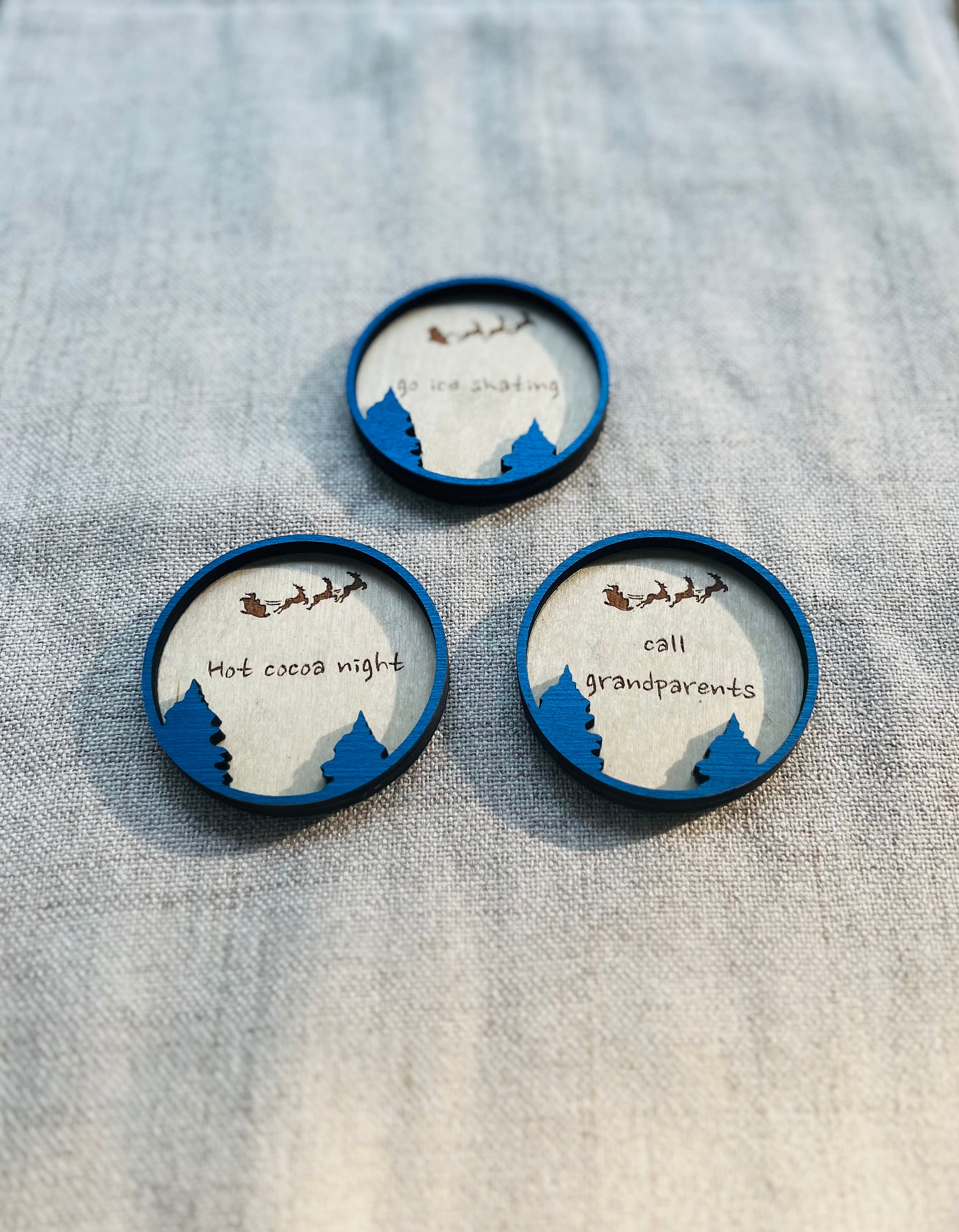 Advent Calendar Tokens for Adult12/24 Days,christmas Family Activity ...