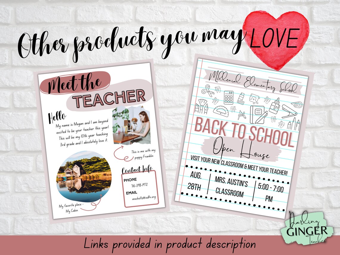 EDITABLE Teacher Newsletter | Back to School Flyer | Boho Back to ...