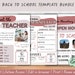 Boho Pink Back to School BUNDLE | Classroom Label | EDITABLE Flyer ...