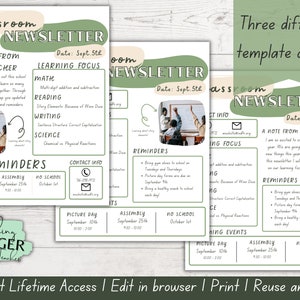 EDITABLE Teacher Newsletter | Back to School Flyer | Boho Back to ...
