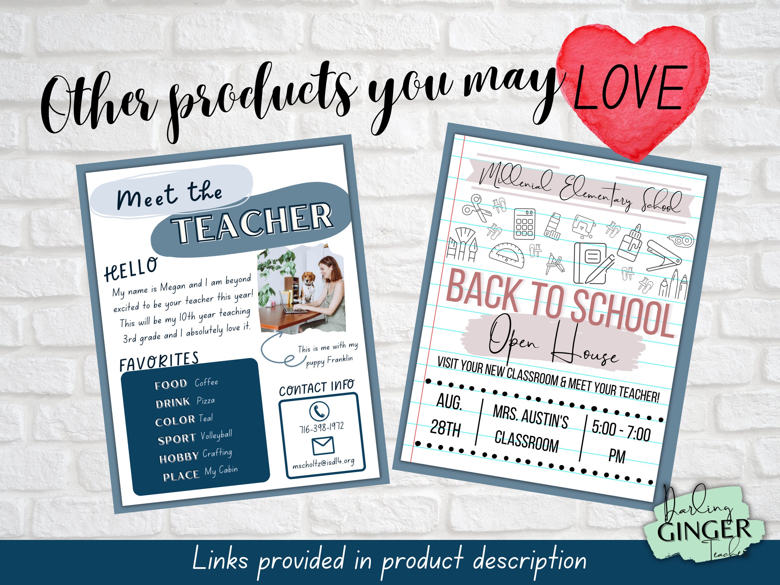 EDITABLE Teacher Newsletter Back to School Flyer Boho Back to School ...