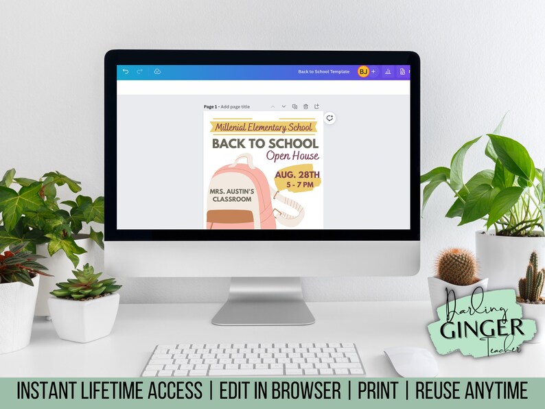 Back to School Flyer EDITABLE School Flyer Back to School Sign ...