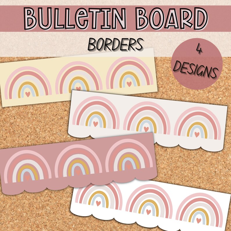 Neutral Classroom Bulletin Board | EDITABLE Bulletin Board Template ...