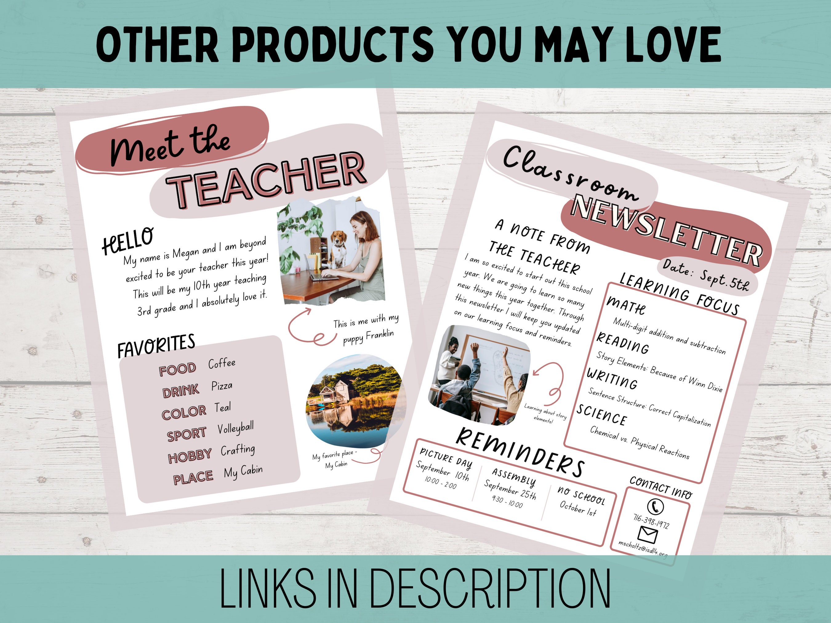 Affirmation Station | Class Mirror Display | Rustic Chalkboard ...